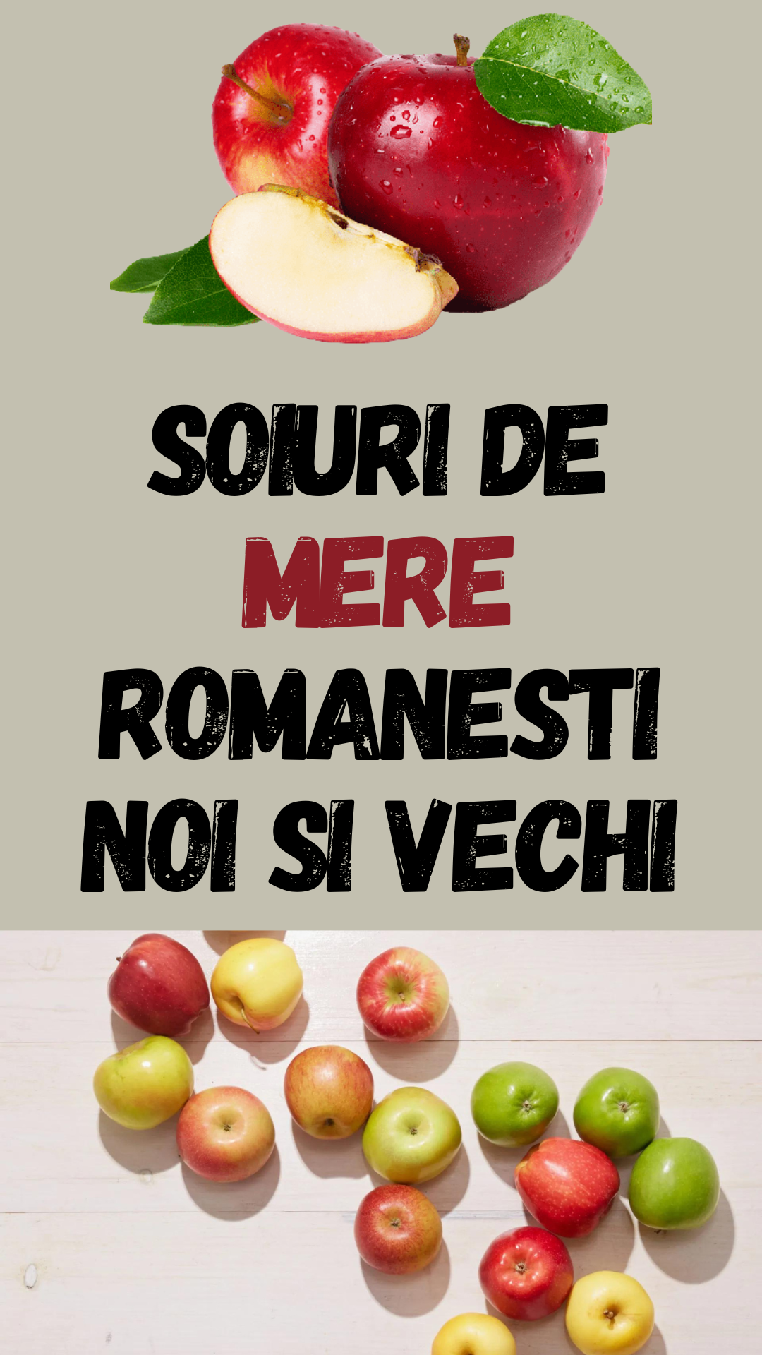 Soiuri de mere romanesti noi si vechi - Agricultura